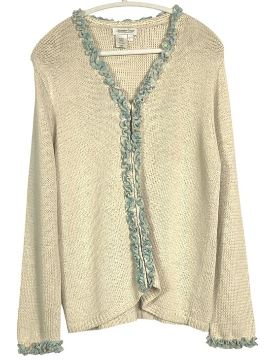 Coldwater Creek | Sweaters | Coldwater Creek Hook Eye Cardigan Sweater ...